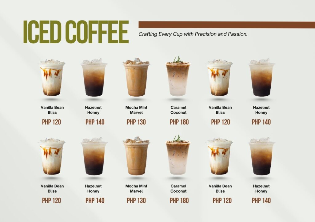 100+ Mẫu Thiết Kế Menu Cà Phê, Quán Cafe Đẹp, Đơn Giản